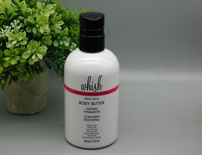 Whish Black Cherry Body Butter Lasting Hydration Collagen Boosting 13 ...