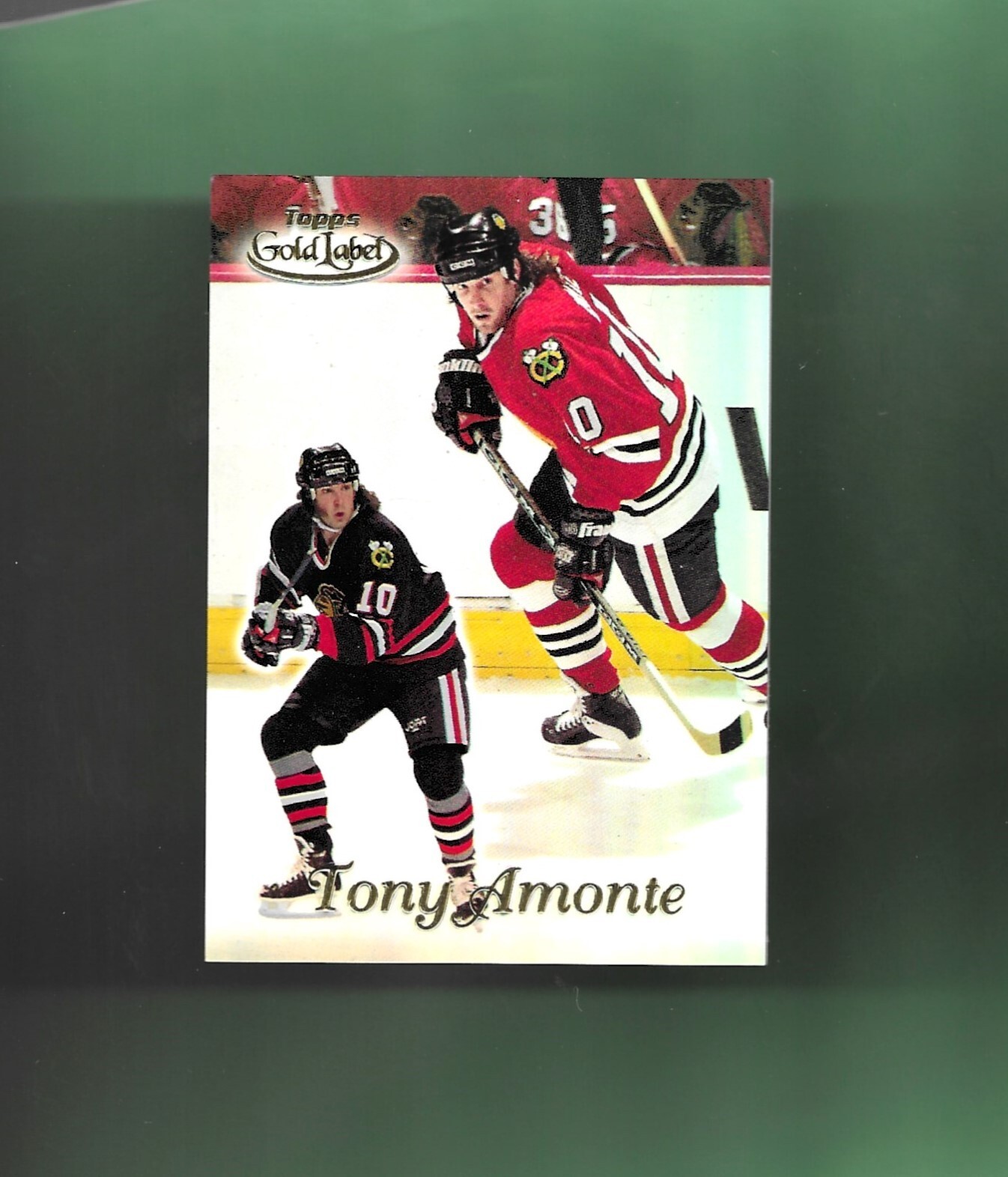 2000 Topps GOLD LABEL Card # 8 TONY AMONTE CHICAGO BLACKHAWKS ...