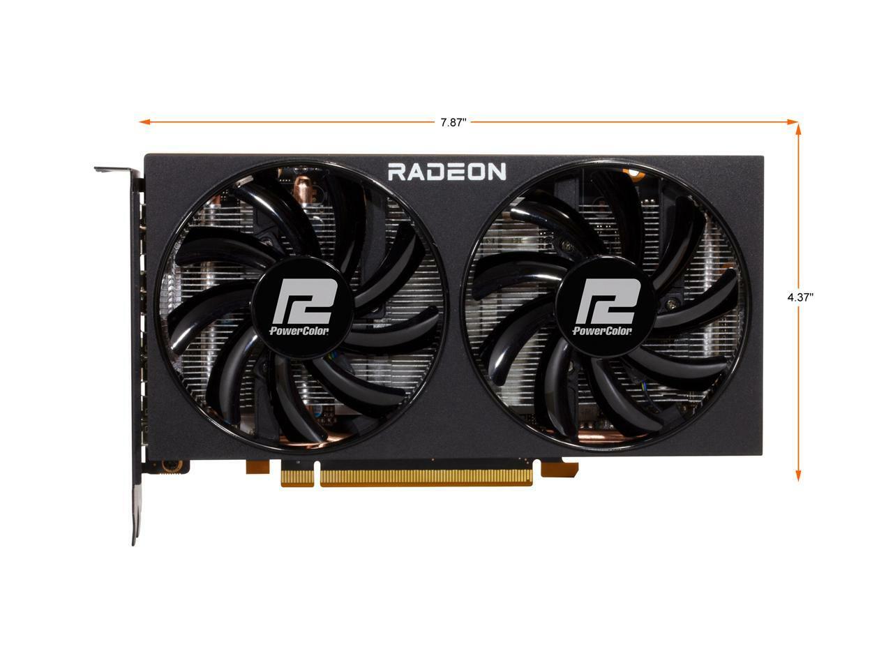 PowerColor AMD Radeon RX 6600 Fighter 8GB Graphics Card (AXRX 6600 ...