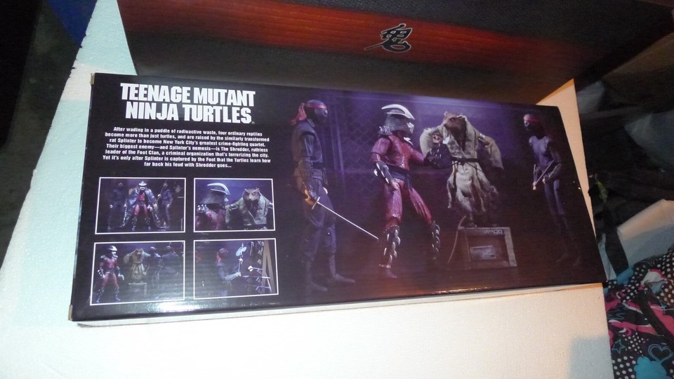 Neca Teenage Mutant Ninja Turtles The Capture Of Splinter SDCC 4 Pack ...