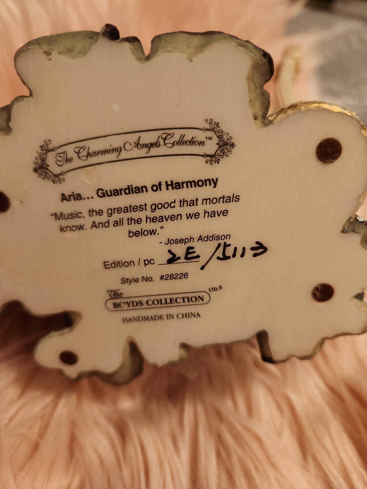 The Charming Angels Collection by Boyds Collection of Aria Guardian Of ...