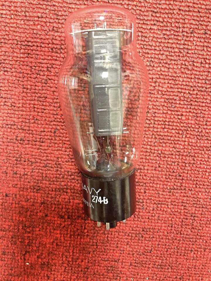 Sylvania US Navy Jan 274B VT-244 5U4G Good Testing Values Excellent ...