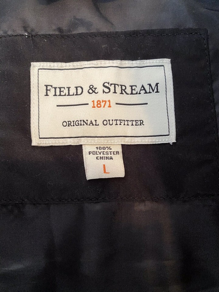 Field And Stream Men’s Puffer VEST Black Large Pre-Owed | eBay
