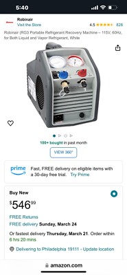 Recovery Units - Robinair