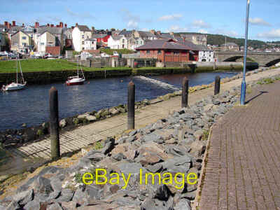 Photo 6x4 Afon Rheidol Aberystwyth A view of the Rheidol just as it ...