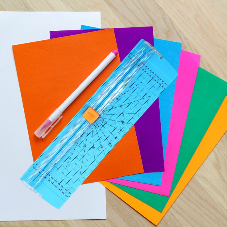 A4 Paper Cutting Machine DIY Supplies Portable Guillotine for Office ...