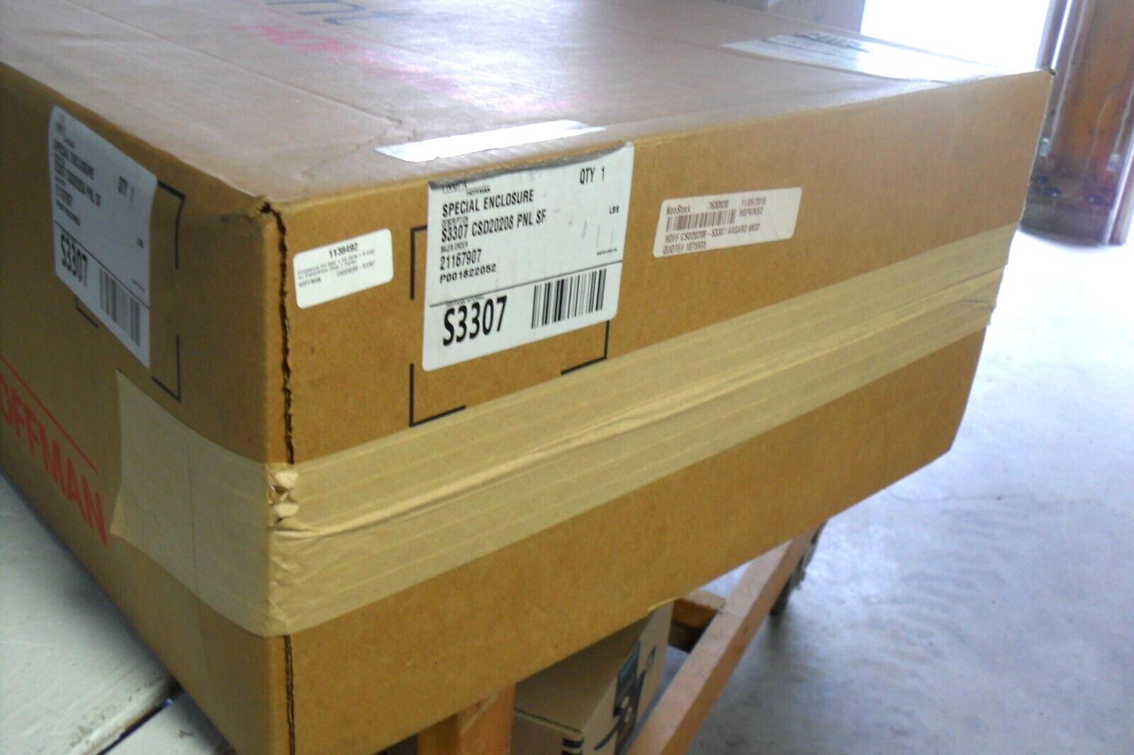 Nvent S3307-CSD20208-PNL SF Electrical Enclosure, w/ Backing Plate | eBay