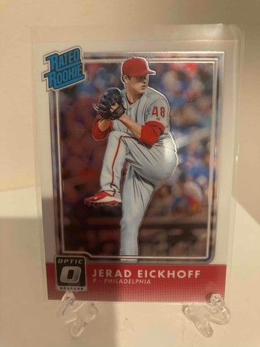 2016 Optic Rated Rookies #63 JERAD EICKHOFF RC Philadelphia Phillies | eBay