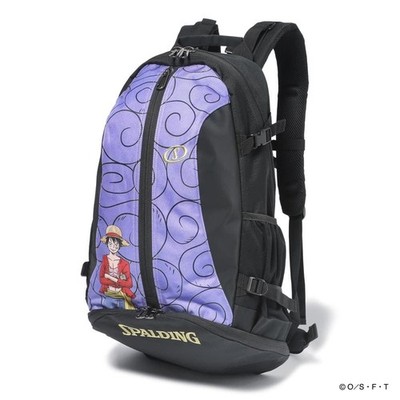 SPALDING × ONE PIECE Basketball Backpack Cager 32L Gomu Gomu no Mi ...