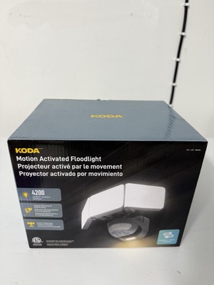 KODA 4200 Lumen Motion Activated LED Security Floodlight with ...