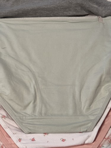 Laura Ashley Panties Briefs Underwear Solid Floral 5 Pack Size Medium ...
