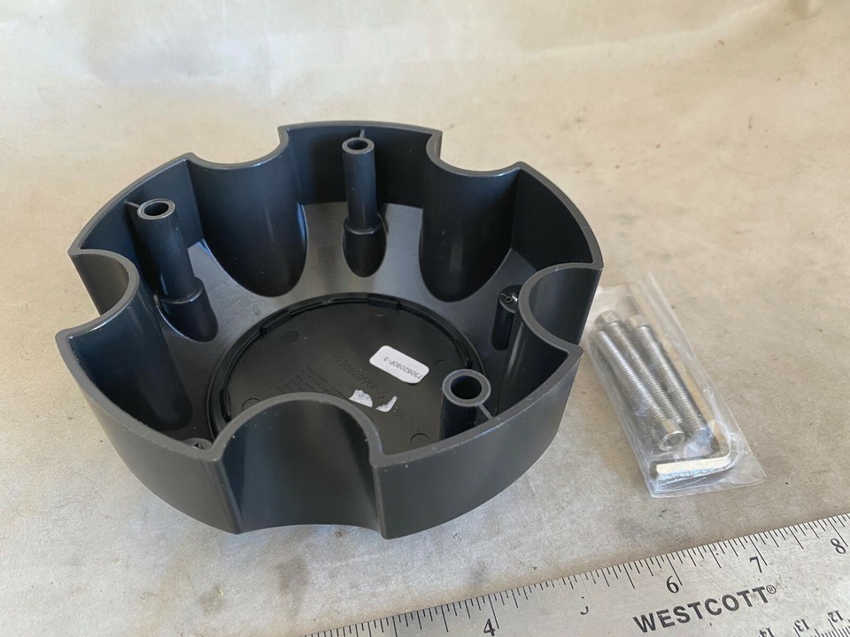 DX4 Wheel Flat Matte Black Rim Hub Cover Center Cap 5 Lug 73062090F-5 ...