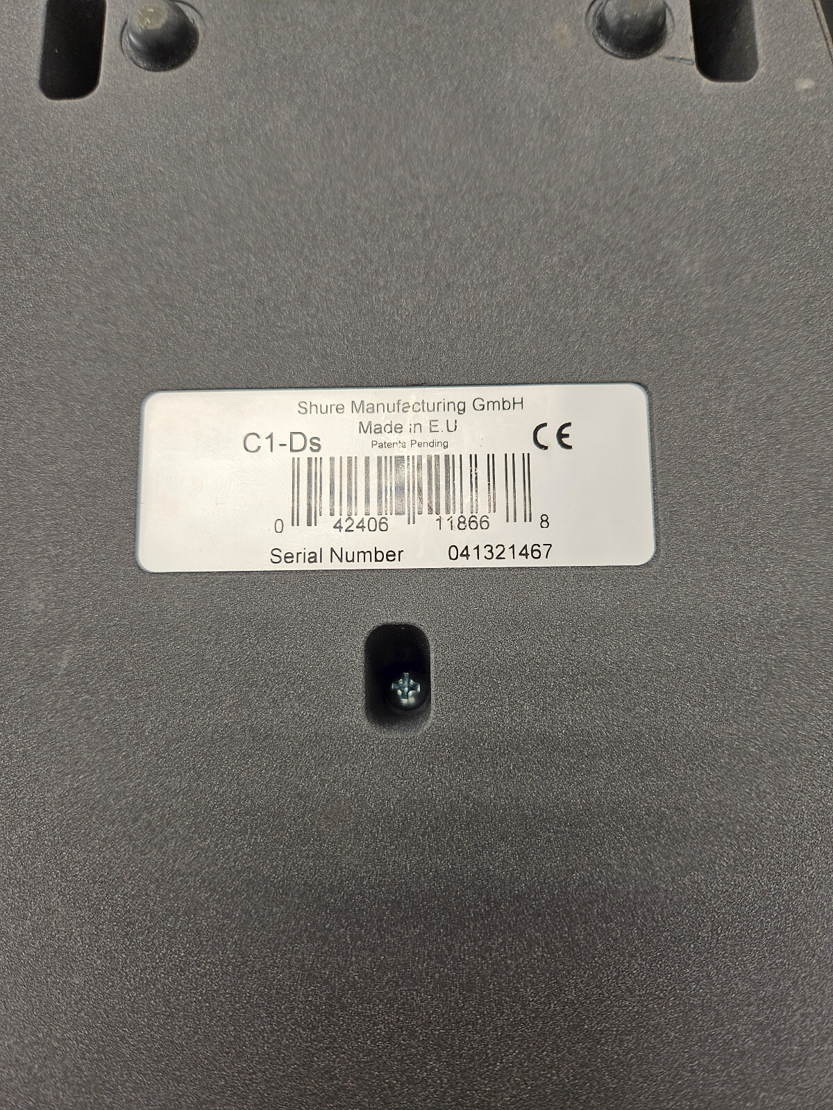 SHURE ConferenceONE Delegate Console C1-Ds Microphone and Cables | eBay