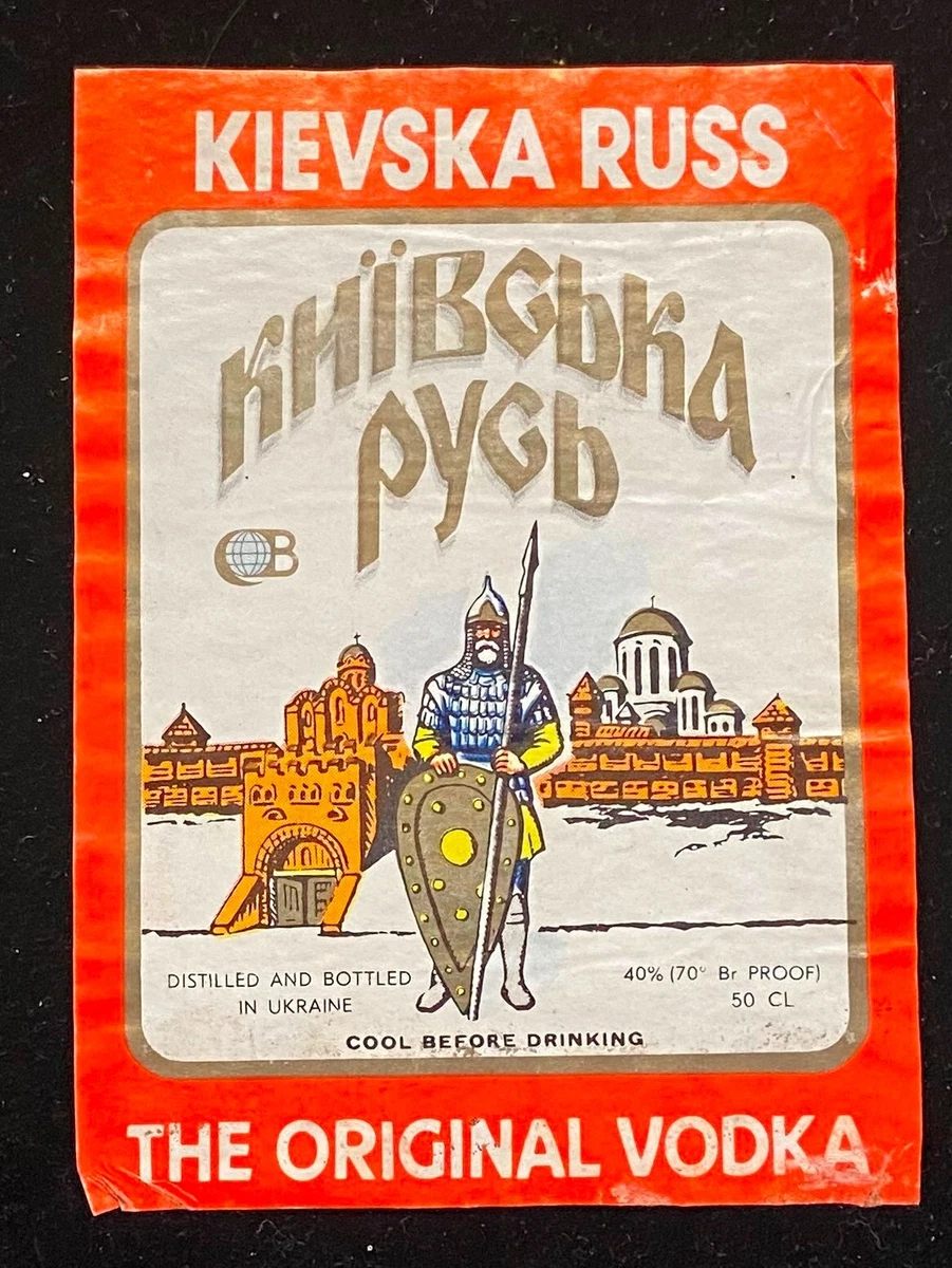 Russian Vodka Label