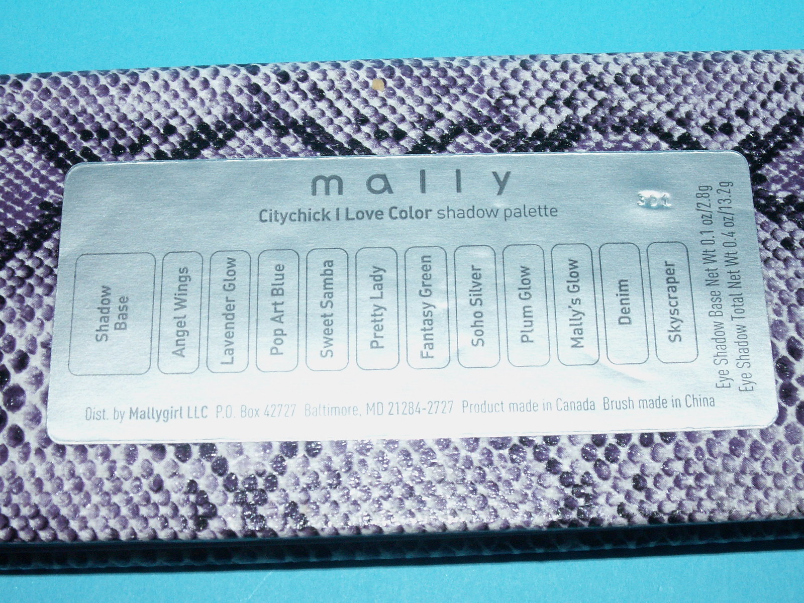 MALLY BEAUTY CITYCHICK I LOVE COLOR PALETTE 11 SHADES EYE KIT EYE ...