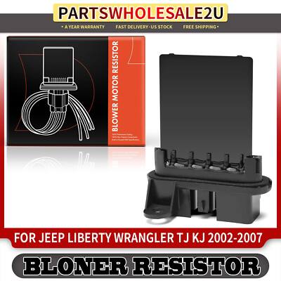 HVAC Blower Motor Resistor for Jeep Liberty 02-07 Wrangler TJ 02-06 ...