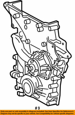 11310-75090 Toyota Cover sub-assy, timing chain or belt 1131075090, New ...