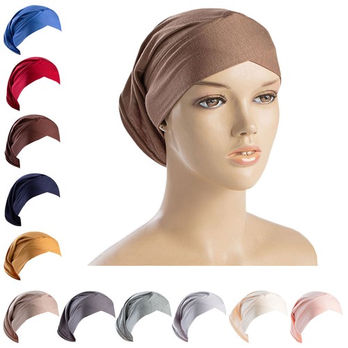 Muslim Women Under Scarf Hijab Ninja Inner Hat Turban Head Wrap Bonnet ...
