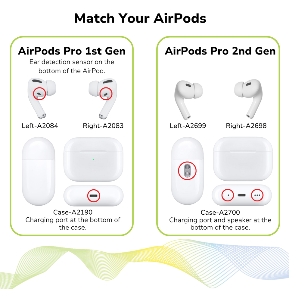 Apple 1st Gen AirPods Pro Genuine Replacement Right or Left or Charging ...