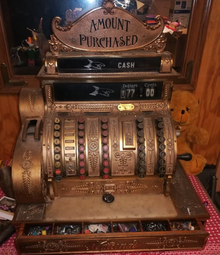 VINTAGE NATIONAL CASH REGISTER - Model 452, CIRCA 1896 | eBay