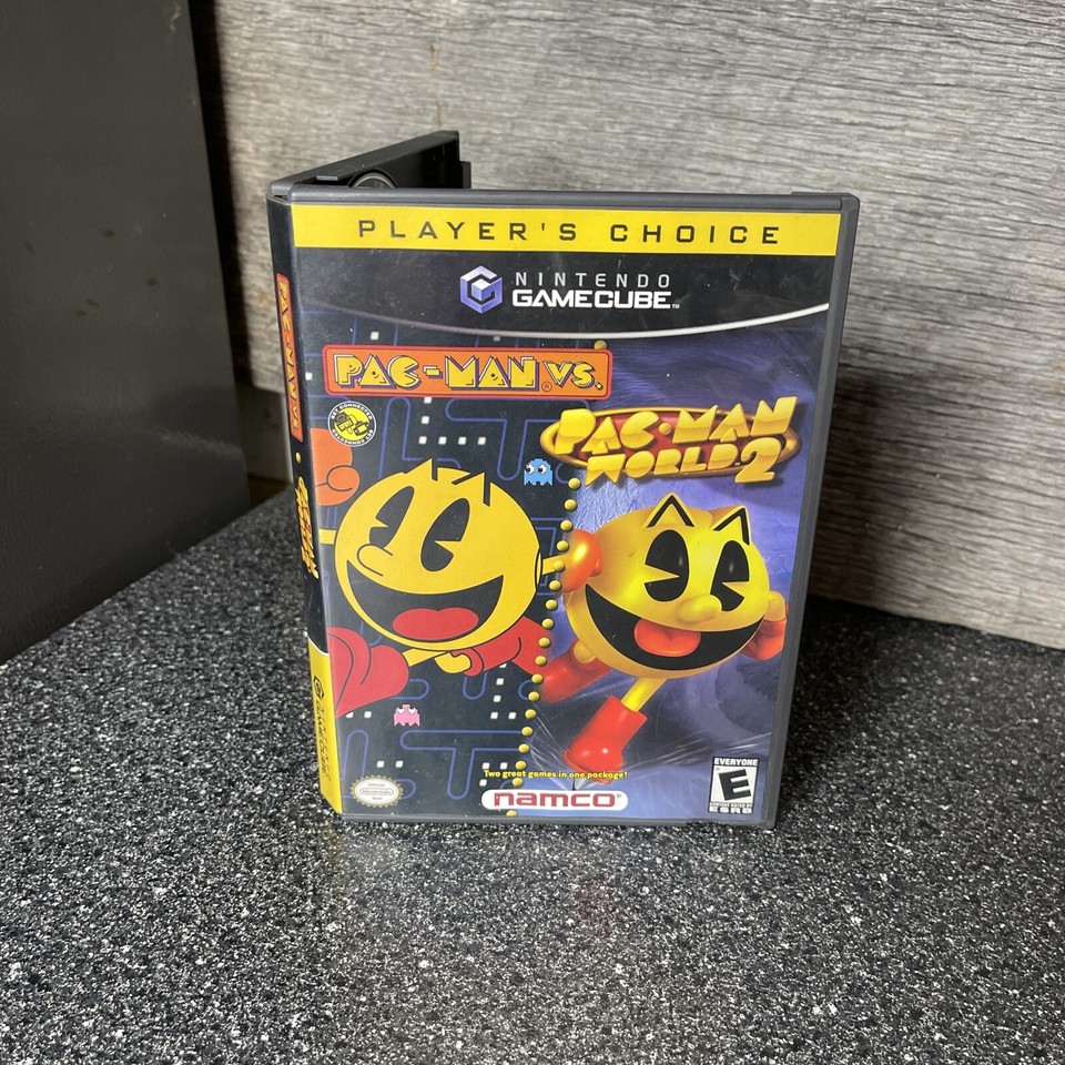 Pac-Man Vs. / Pac-Man World 2 Nintendo Gamecube Player's Choice - Game ...
