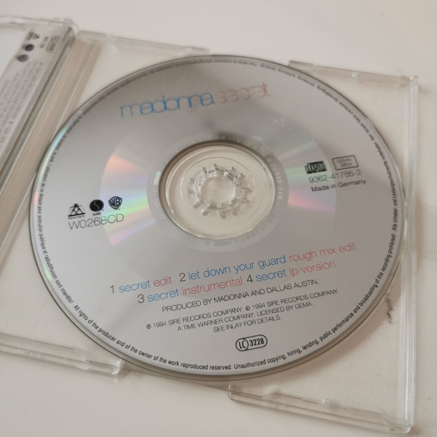 Madonna - Secret (1994) [4 TRACK Maxi-CD] Zustand Sehr Gut | eBay