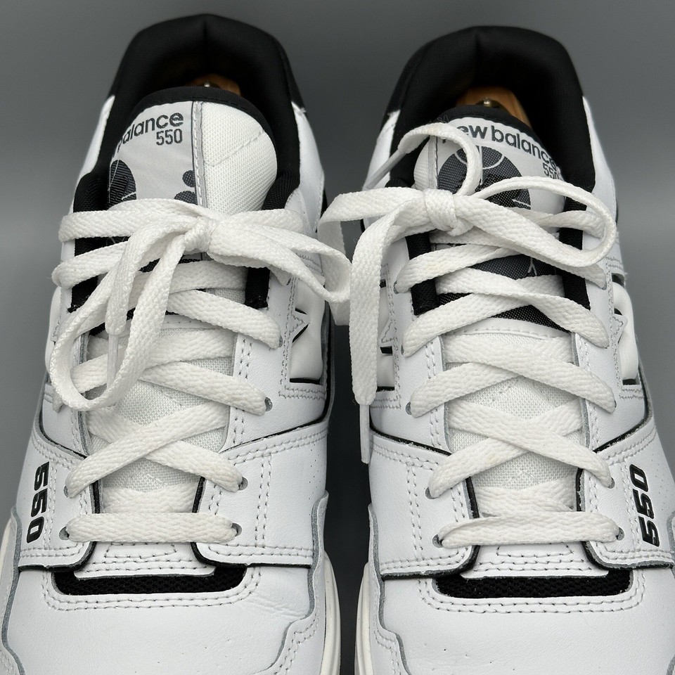 New Balance Men’s 550 Oreo Size 10 White Black Shoes Sneakers 2021 ...