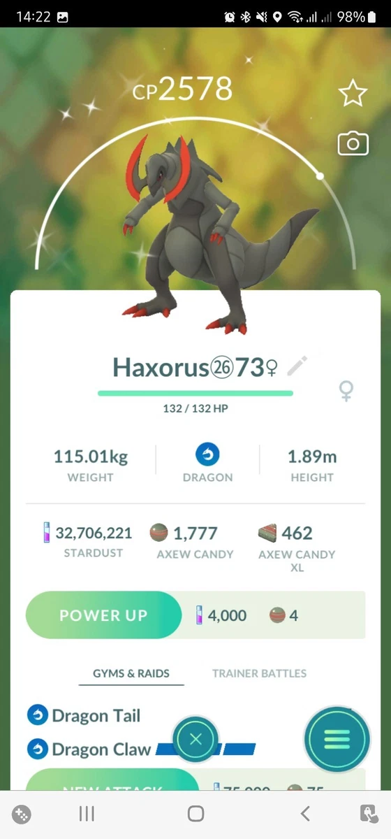 Pokemon Haxorus Evolution Chart