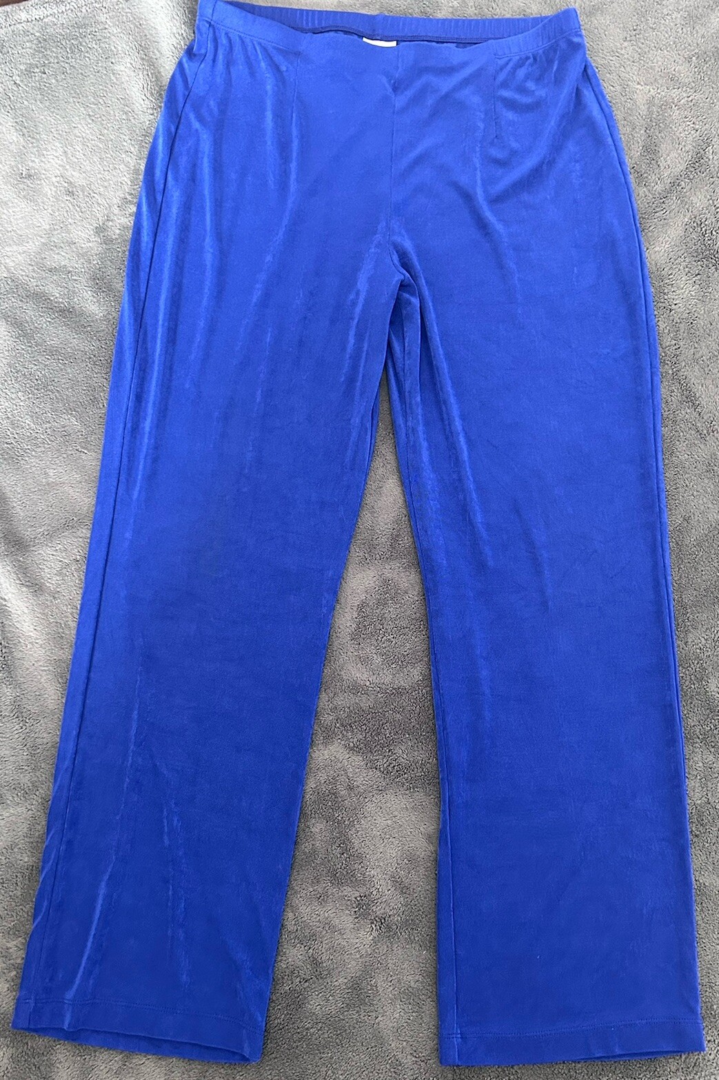 Chico's Travelers Size 2 Azure Blue Cross Dye No Tummy Pants | eBay