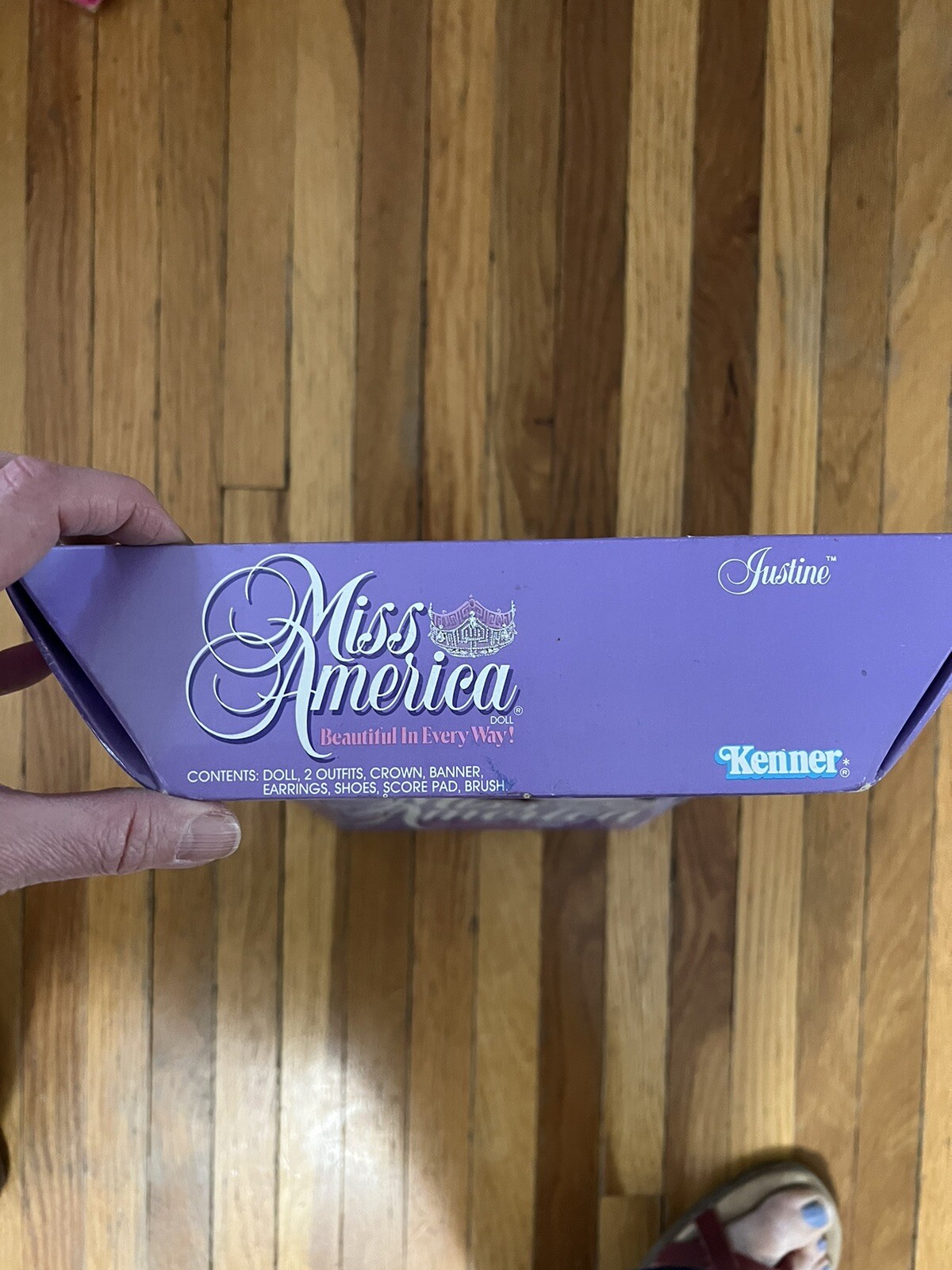 VINTAGE KENNER MISS AMERICA JUSTINE Evening Gown 1991 PAGEANT 11.5 ...