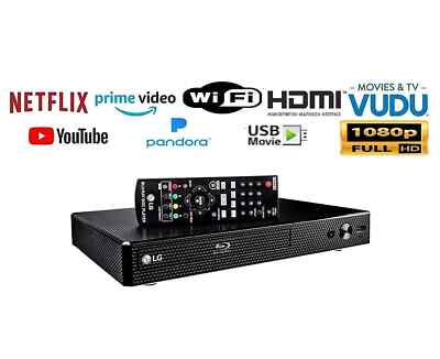 LG BP350 Blu-ray Disc & DVD Player Full HD 1080p Upscaling Streaming ...