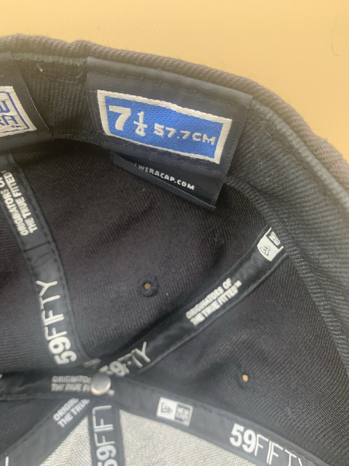 RARE New Era 59FIFTY Fitted Hat ATL Braves Sticker Pa… - Gem