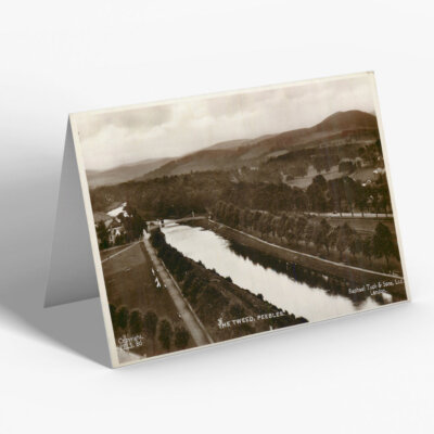 GREETING CARD - Vintage Scotland - The Tweed, Peebles (a) | eBay UK