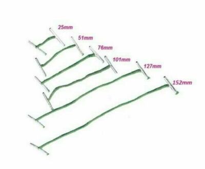 Quality Metal Ended Treasury Tags Paper Fasteners 25 51 76 101 127 152 ...