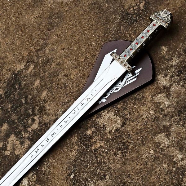 Viking King Sword Ragnar & Bjorn Ironside The Vikings Functional Viking ...
