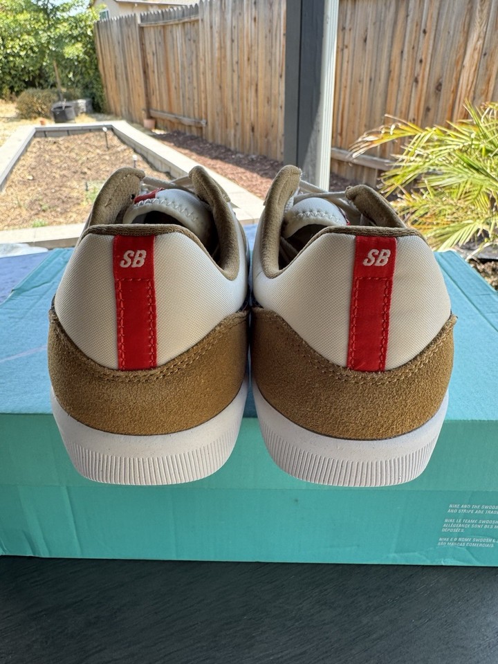US size 10 Nike Men's SB Team Classic Mars Yard Tan Beige Red AH3360 ...