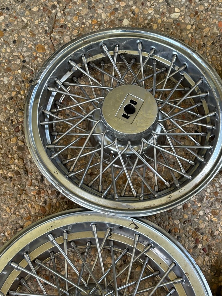 Chevrolet, Buick, GM, 14" OEM Wire Spoke Hubcaps | eBay