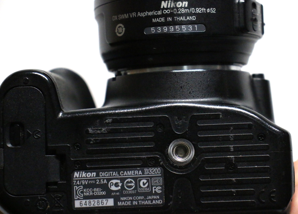 Nikon digital camera D3200 24.2 Mp with 18-55mm DX VR Lens & 64gb SD ...