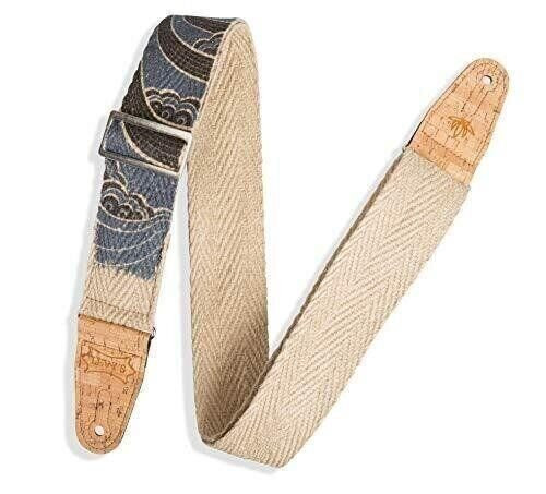 Levy's Leathers 2 Wide Vegan Friendly Hemp Webbing Guitar Strap; Island ...