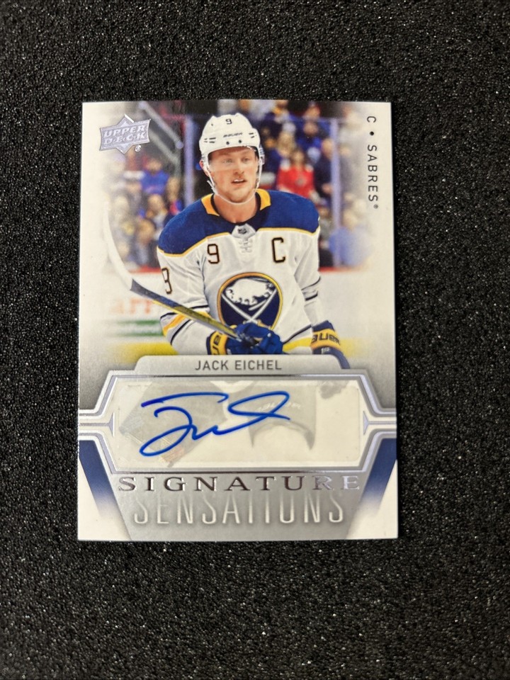 2019-20 Upper Deck - Signature Sensations Jack Eichel #SS-JE (AU) | eBay