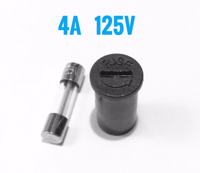 OEM Replacement Logitech Fuse Holder Cap + 4A 125V fuse for Z-680 Z ...