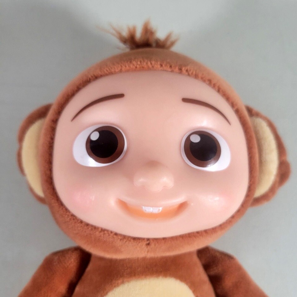 Cocomelon JJ Monkey Plush – Stuffed Animal Toy Doll – 8.5" Tall – Soft & Cuddly | eBay