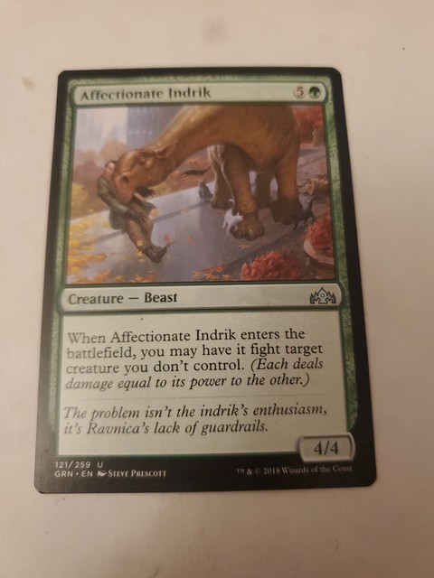 MTG Affectionate Indrik Guilds of Ravnica 121/259 Regular Uncommon for ...