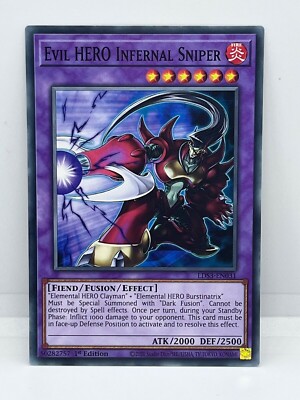 LDS3-EN031 Evil HERO Infernal Sniper 1 Edit. aus Legendary Duelists ...