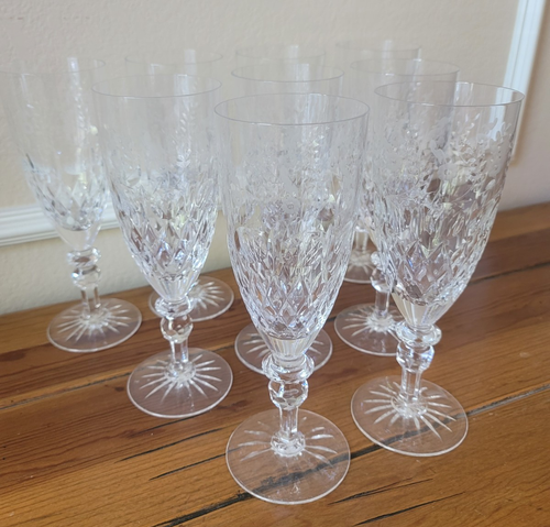 VTG Rogaska Gallia Iced Tea Beverage Glasses Crystal 9 5/8" Star Base ...