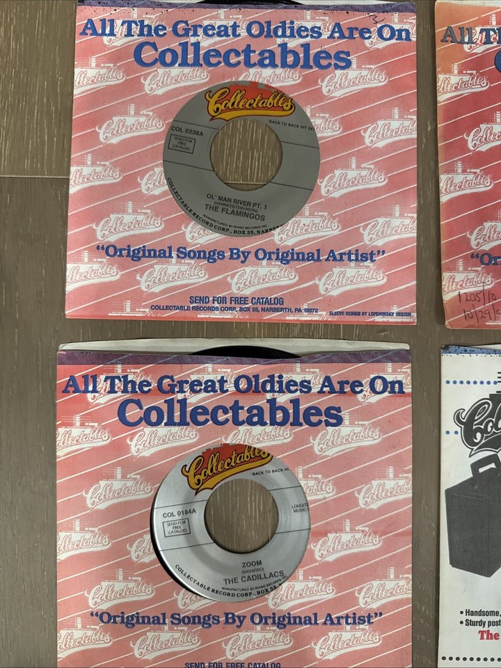 Lot Of 10 RARE Collectables Label Doo Wop R&B Soul 45 Records Cadillacs ...