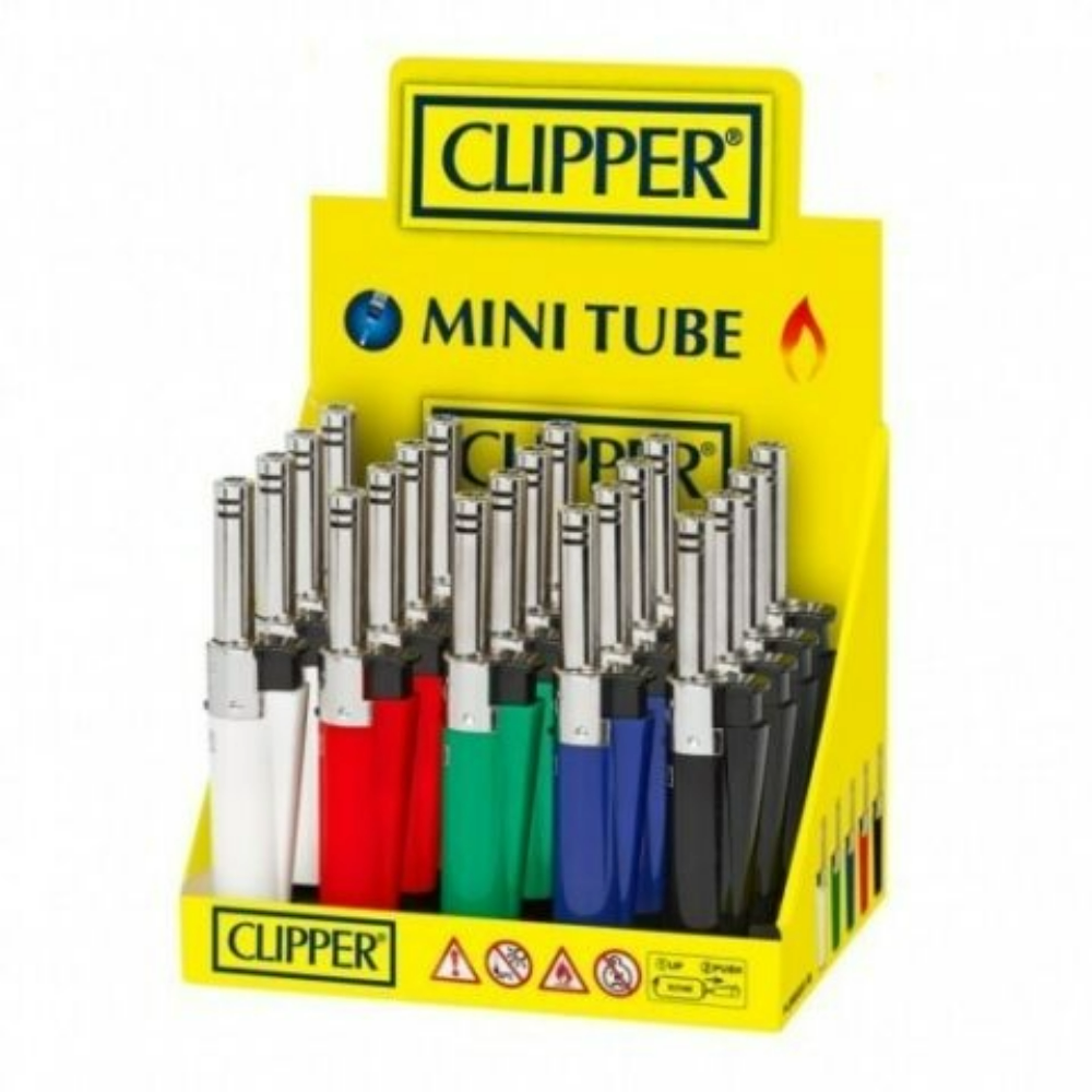 Refillable Clipper Mini Tube Lighter - Camping, Kitchen, BBQ, Candle ...