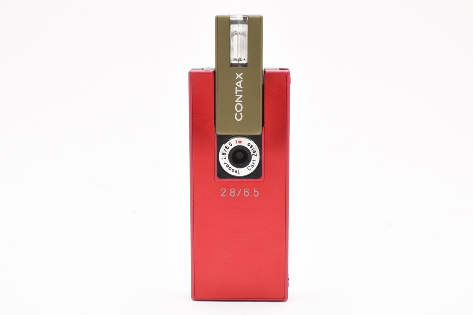 [NEAR MINT in Box] Contax i4R Red Digital Camera Carl Zeiss Lens From ...