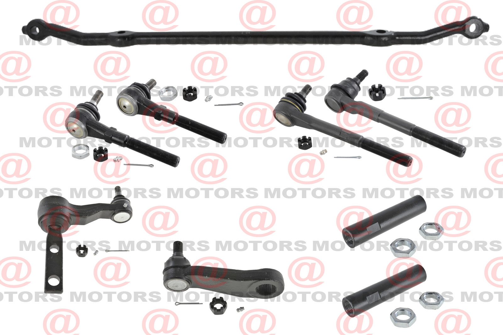 Steering+Kit+Adjusting+Sleeve+Idler+Arm+Center+Link+Tie+Rods+Pitman ...