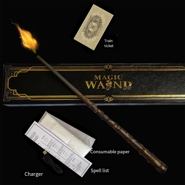 Harry Potter Fireball Shooter Magic Wand Fire Wizard Wands Witches ...